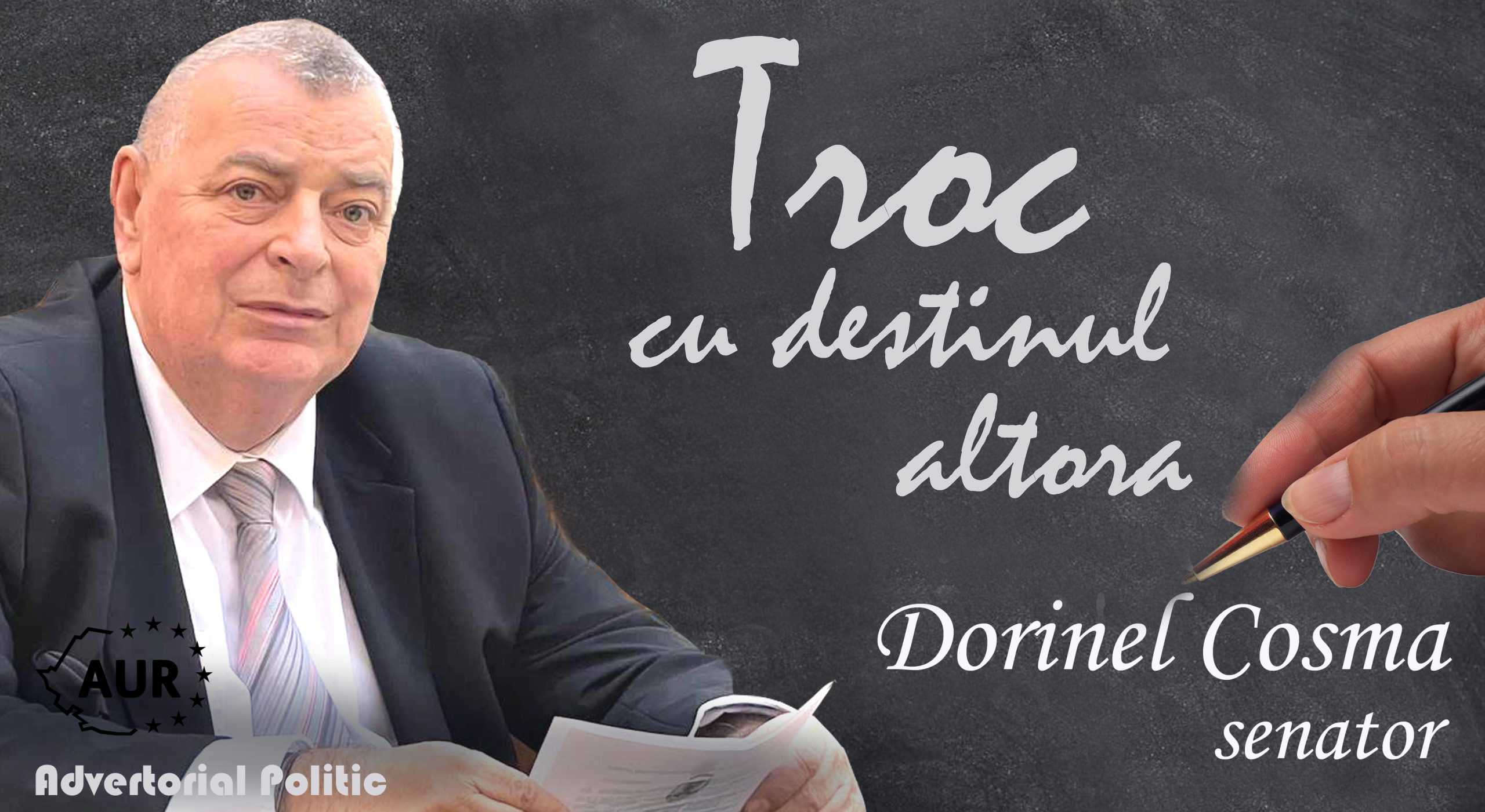 Troc imoral cu destinul altora - Advertorial Dorinel Cosma, senator ...
