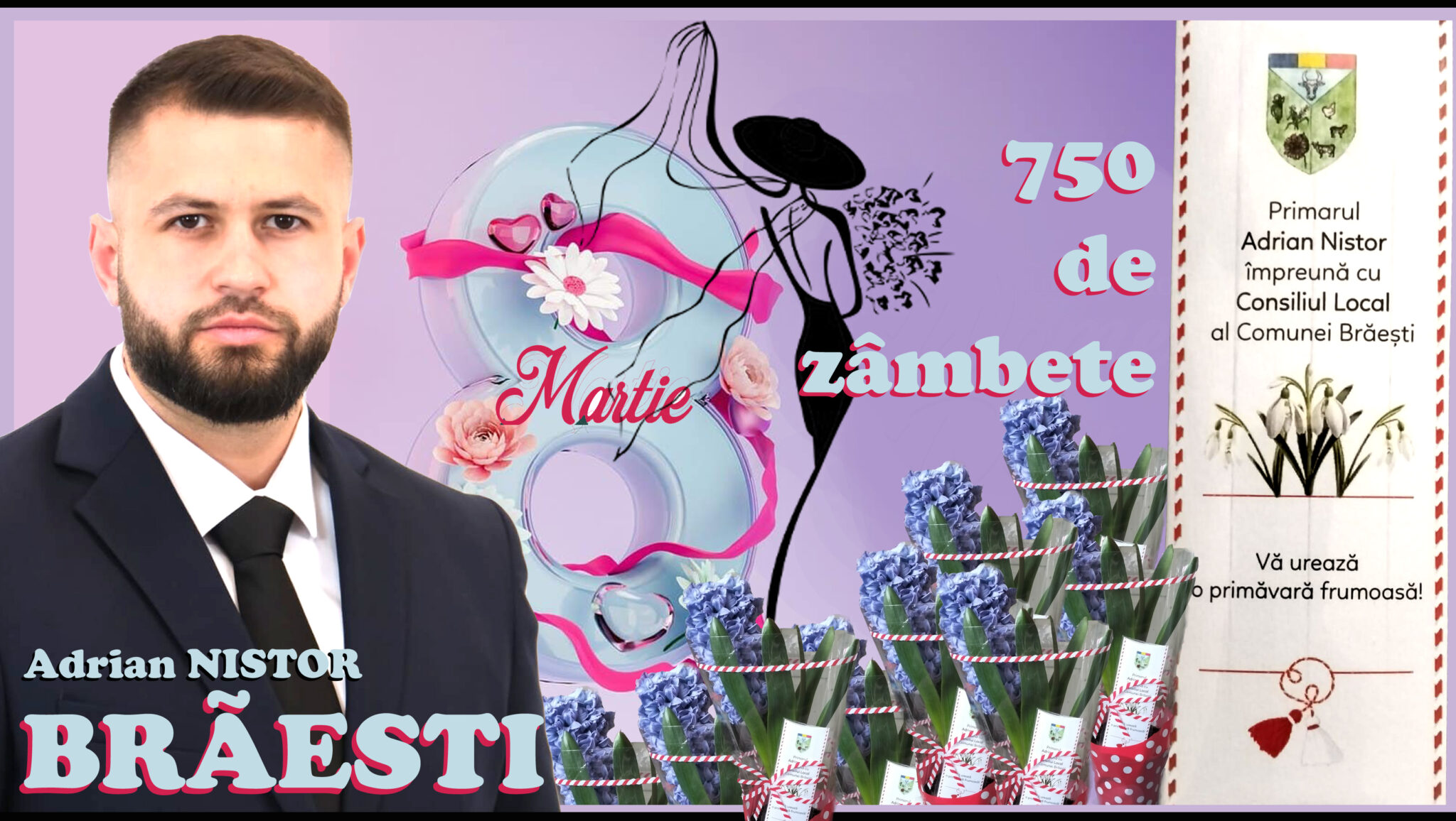 Omagiu femeii. 750 de zâmbete în comuna Brăești - Curierul Regional
